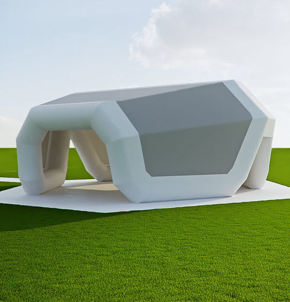 Inflatable structure with PVC membrane - MARBLE - Vector Trade UK - for ...