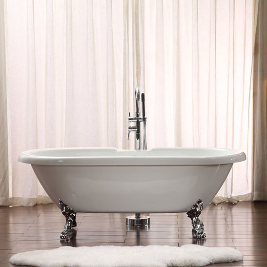Oval bathtub - MV005G - Shaoxing Joyful Bathroom Co., Ltd - with legs ...