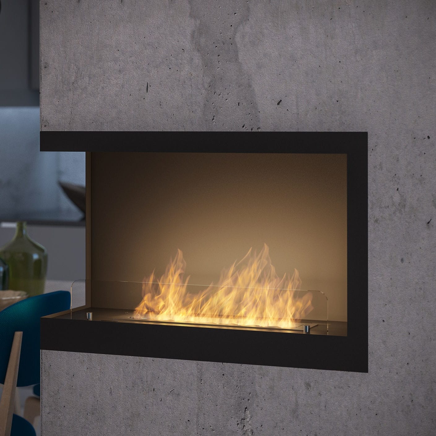 Bioethanol fireplace - INSIDE L800V1 - INFIRE Karol Lipka - built-in ...