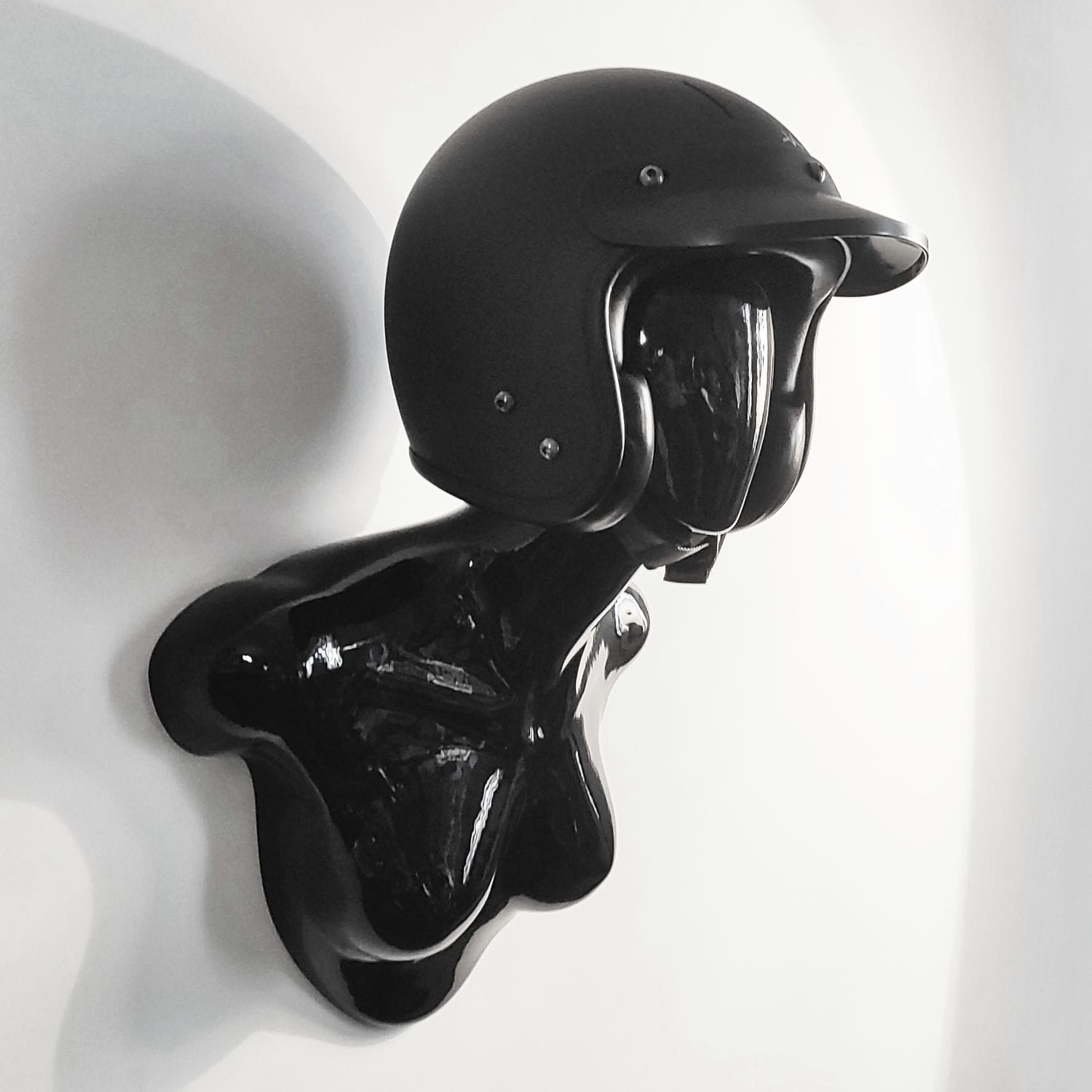 Earthenware helmet holder - DARK BESSIE - FRANCOLLECTION - glazed ...