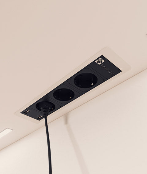 Power socket - VERSAFRAME 2.0 - ASA International Group - USB / double ...