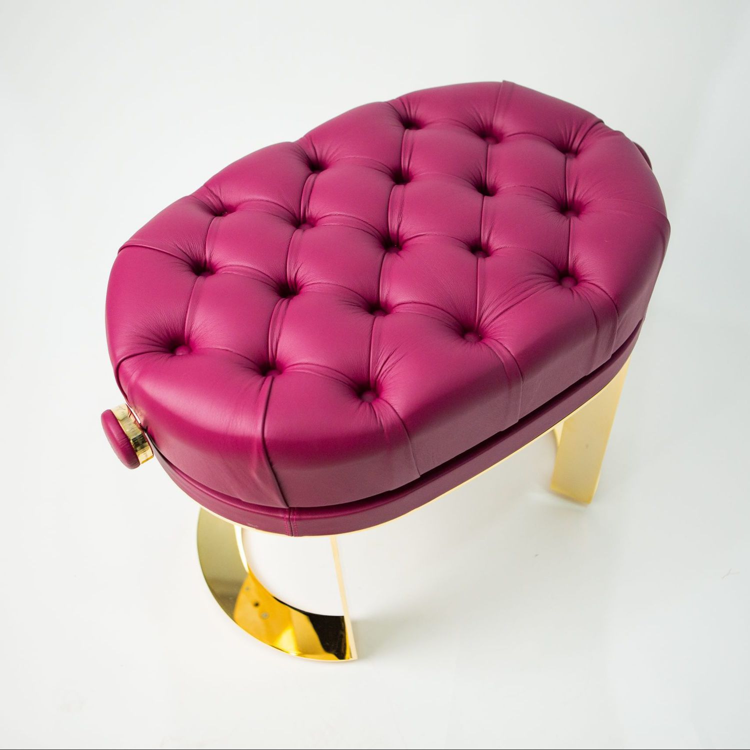 Contemporary piano bench - Lola L.E. - KAUNUS DESIGN, S.L. - leather ...