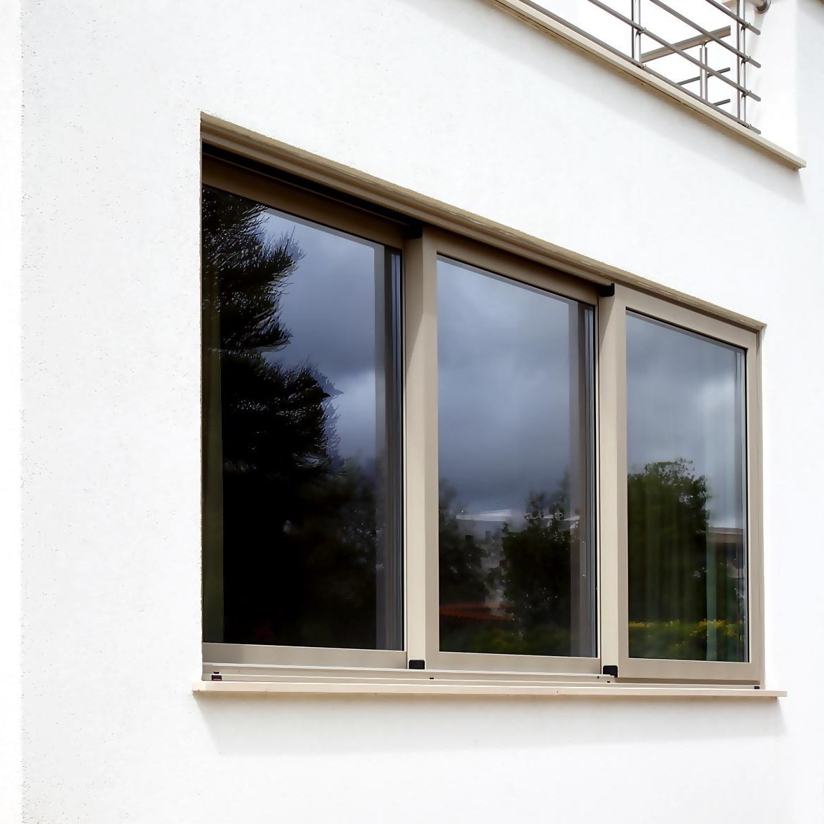 Glass window - RABEL 35 TH - RABEL SYSTEMS - sliding / gray