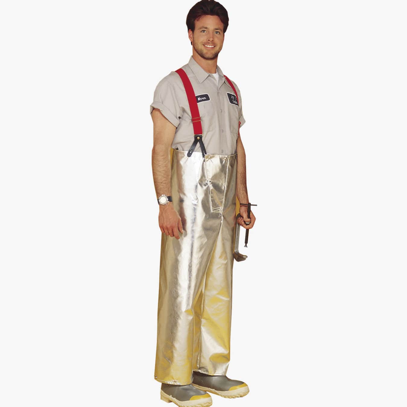 Work pants - ALM330 - Lakeland - fire-retardant / aluminized fiberglass ...