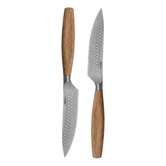 Steak knife with wooden handle - Oslo+ - Boska - with stainless steel blade