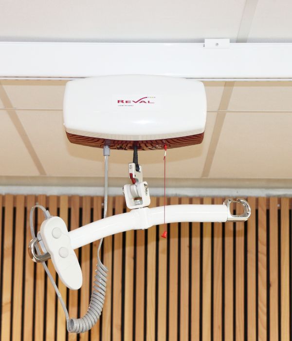 Electric patient lift - Transactive - France REVAL - manual / rail ...