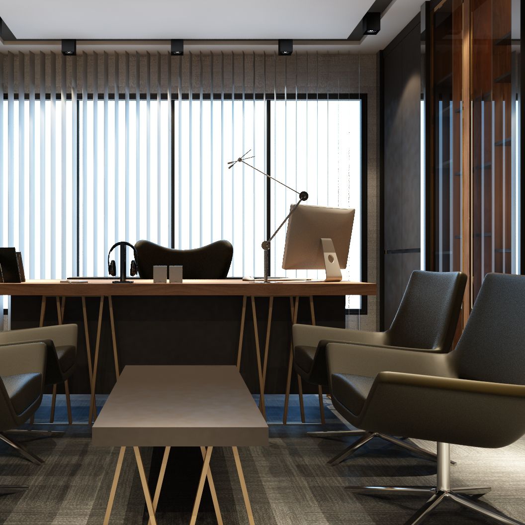 Executive desk - Tugra Mobilya - contemporary / wooden / modular