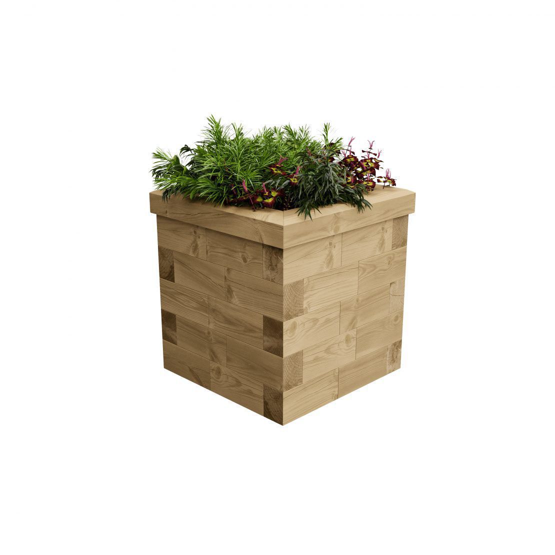 Pine planter - MUNRO - WoodBlocX Ltd - rectangular / custom / contemporary