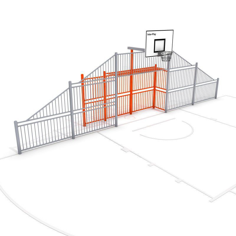 Public space soccer pitch - GATE 1 - Inter System - modular for toddlers
