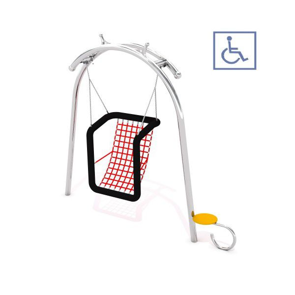 Stainless steel swing - POGO - Inter System - HDPE / playground / for ...