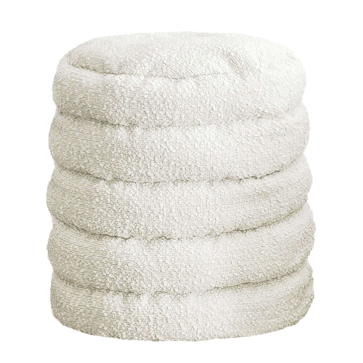 Contemporary pouf - Igloo - MX HOME - fabric / round / recyclable