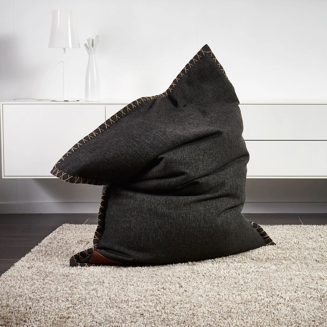 Contemporary bean bag - SQUAREIT : COBANA - SACKit - synthetic fiber ...