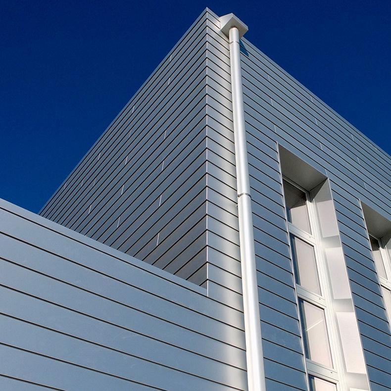 Panel cladding - STEP - Windwall - aluminum / steel / zinc