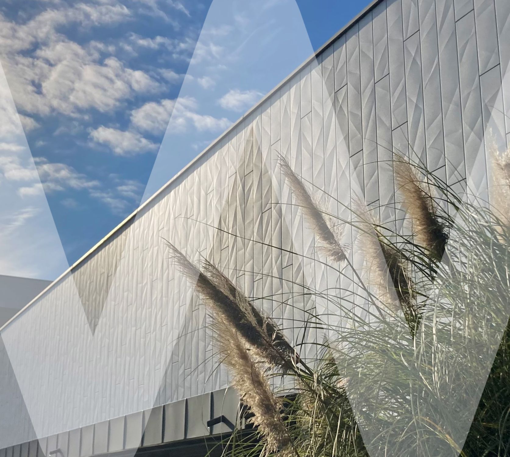 Panel cladding - W - Windwall - metal / vertical / recyclable