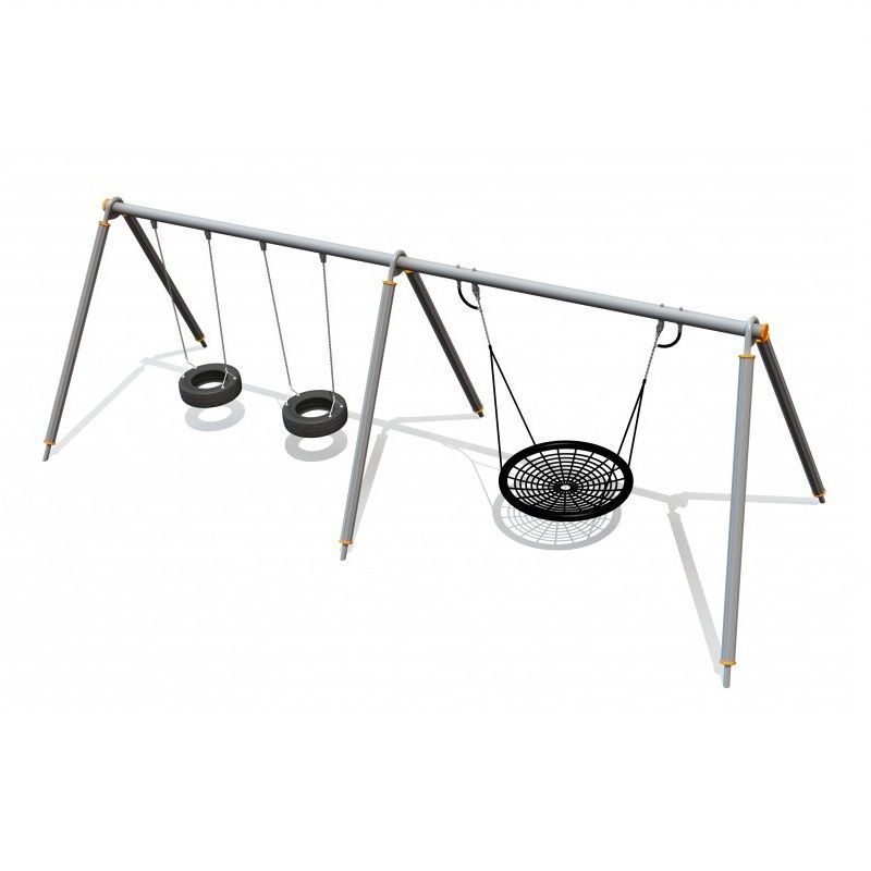 Aluminum swing - OCTO - Tiptiptap - playground / multiple