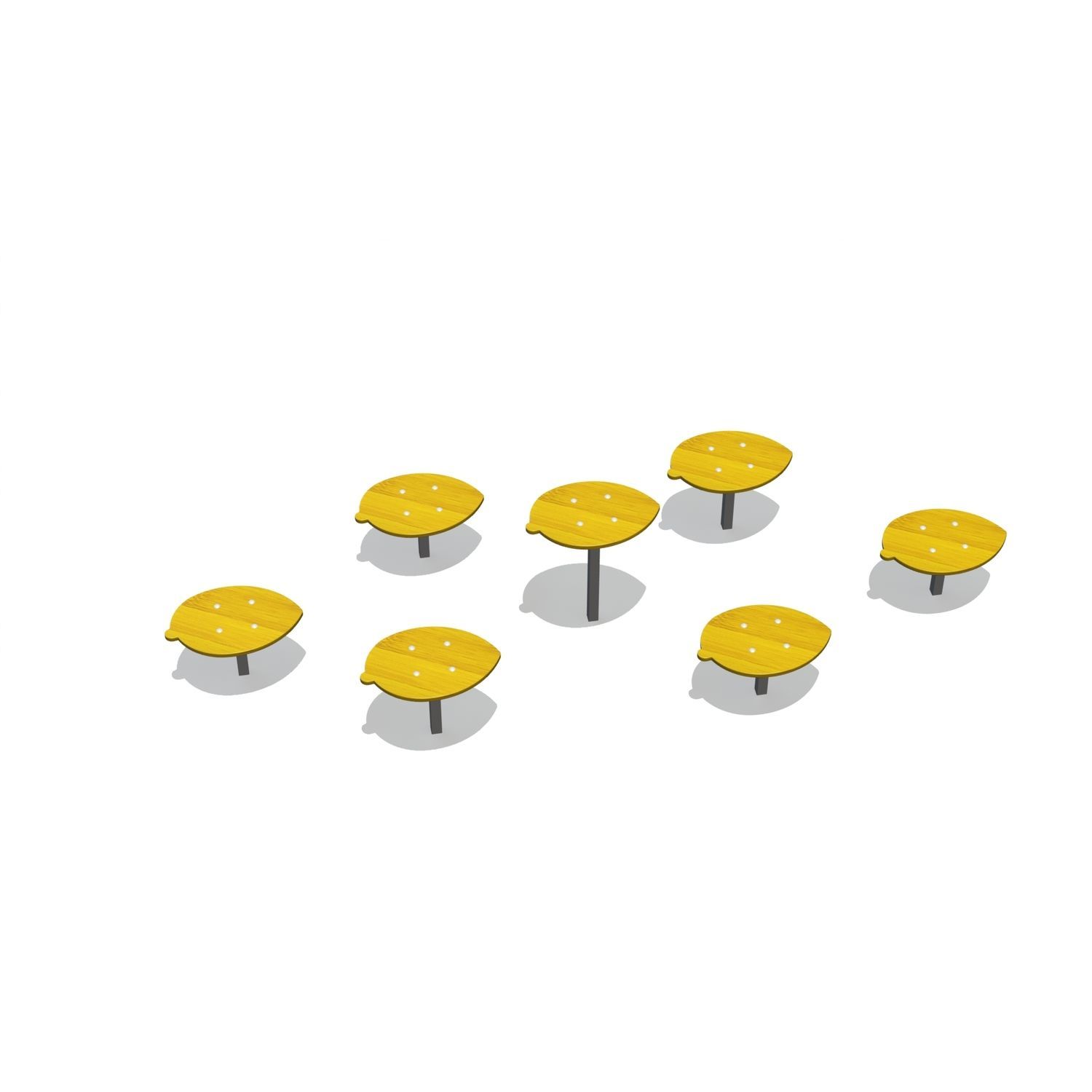 Play area playground stepper - LEAVES - Tiptiptap