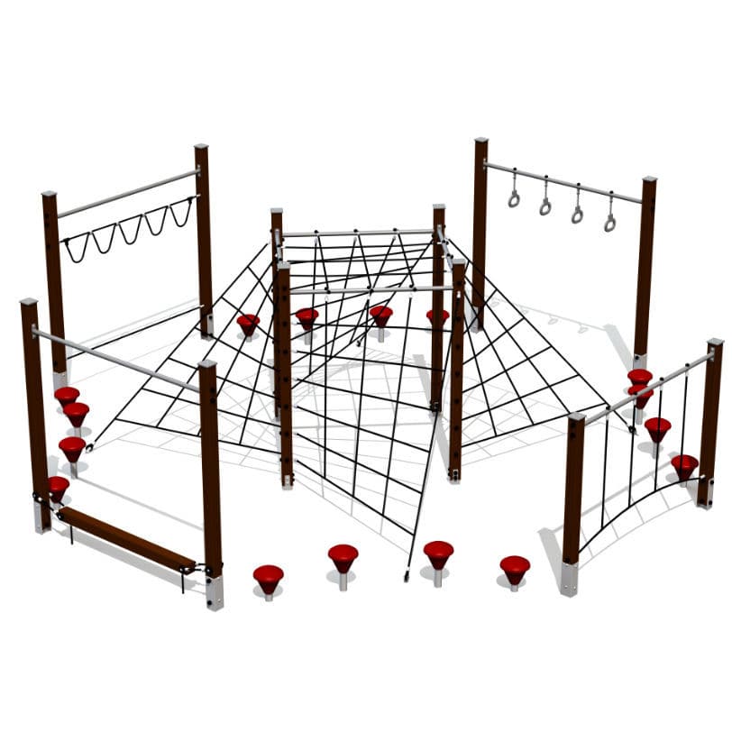 Playground climbing net - CIRCLE - Tiptiptap