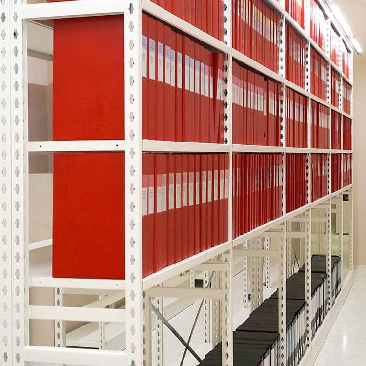 Self-supporting shelving system - Mobilrot - contemporary / metal ...