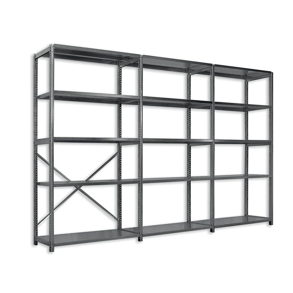 Commercial mobile shelving - GALVANISED - Mobilrot - manual / metal
