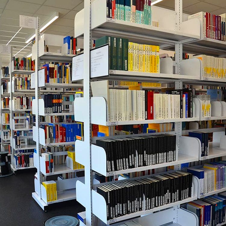 Shop shelving - PROMENS - Mobilrot - for library / archival / merchandise