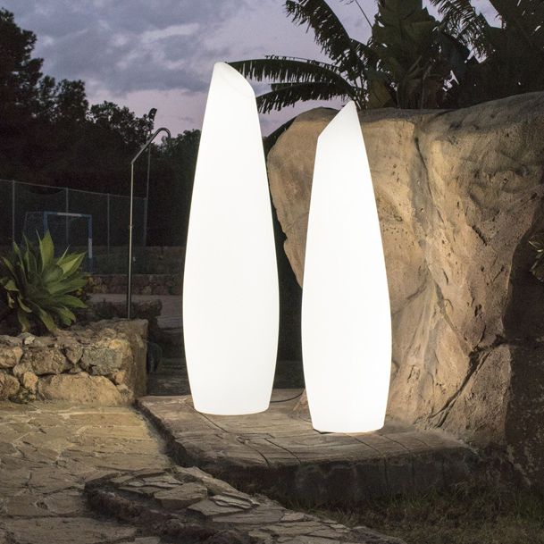 Contemporary light column - FREDO - NEWGARDEN - polyethylene / LED ...
