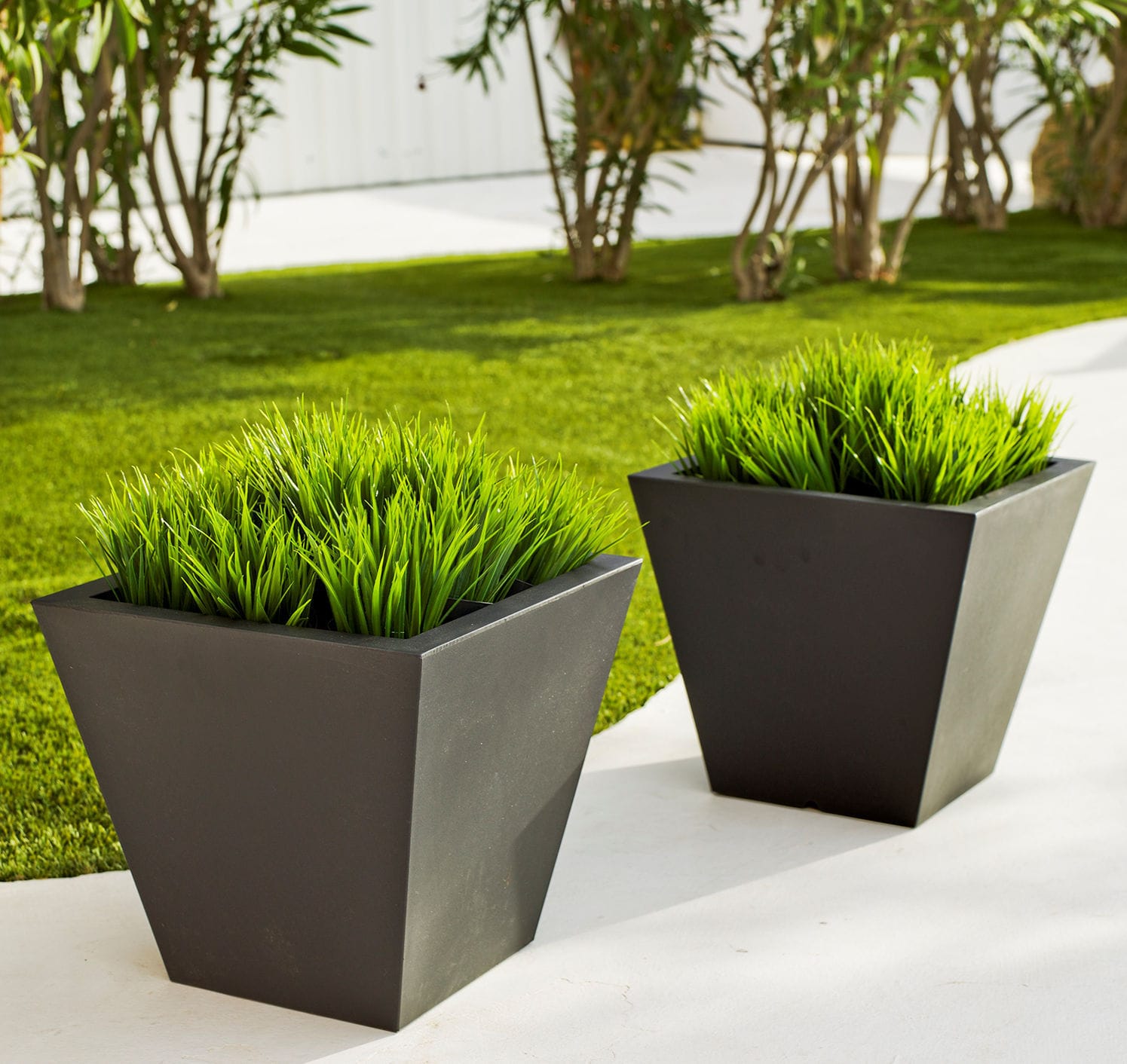 Polyethylene flower pot - CLAVEL - NEWGARDEN - square / home / commercial