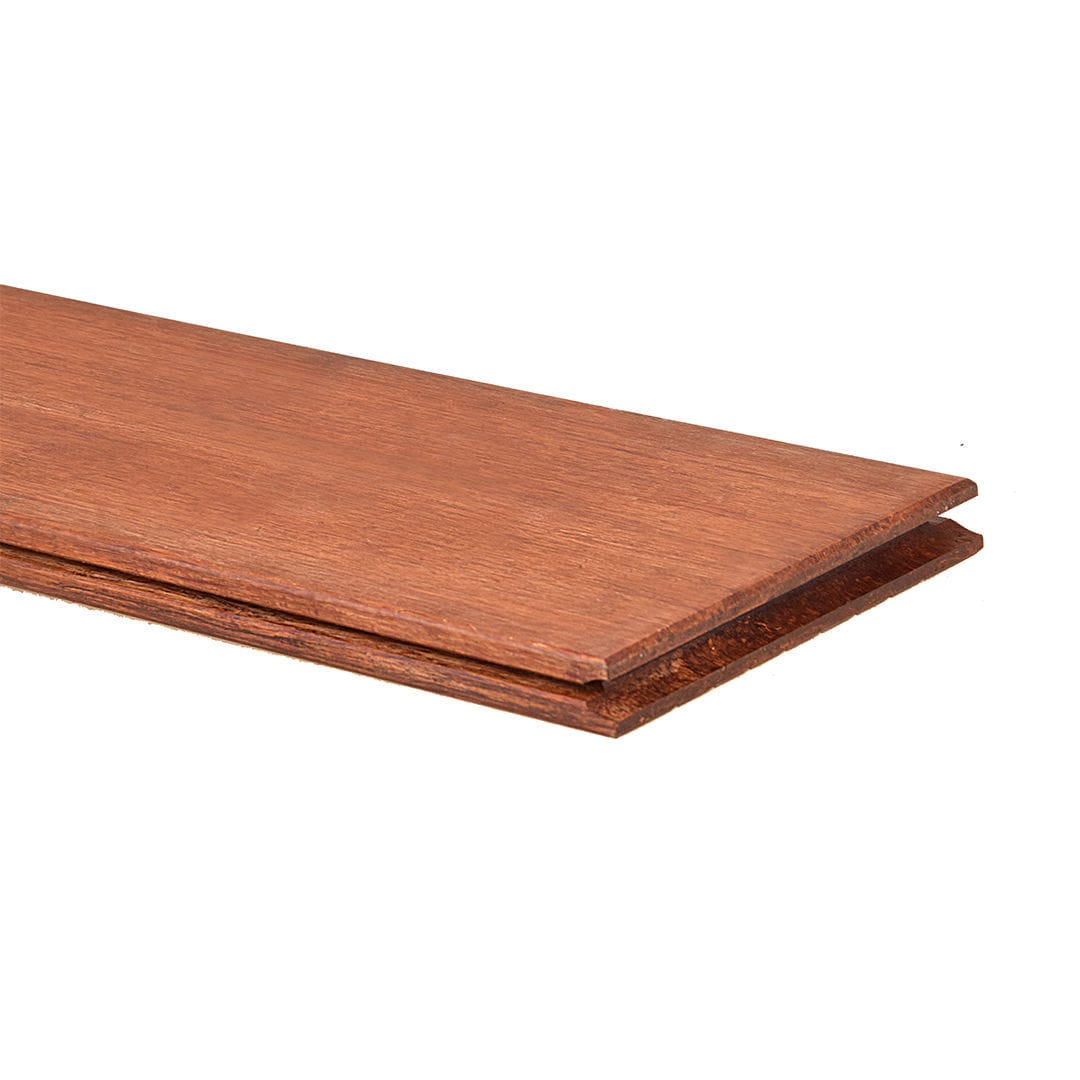 Bamboo deck board - ED - dasso - wood look / grooved / clip-on