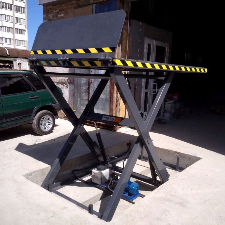Work platform - ONE-LEG - DIASON - outdoor / swing-arm