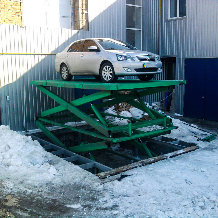 Car lifting platform - INTERSTORE - DIASON - for construction site ...