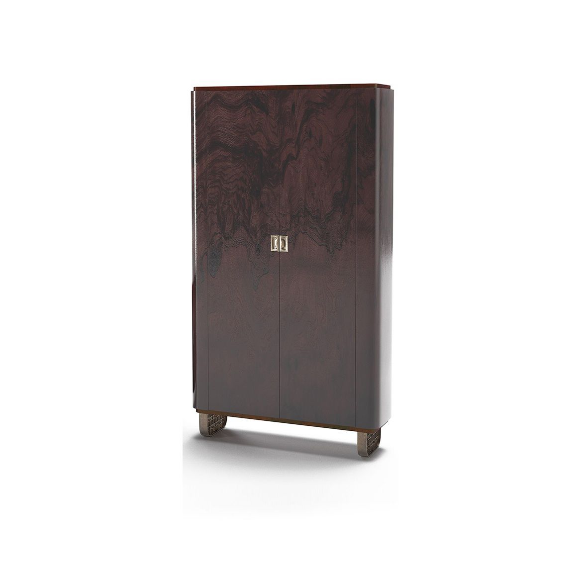 Art Deco wardrobe - FIFTH AVENUE - Thomas Mucha - walnut / padouk ...