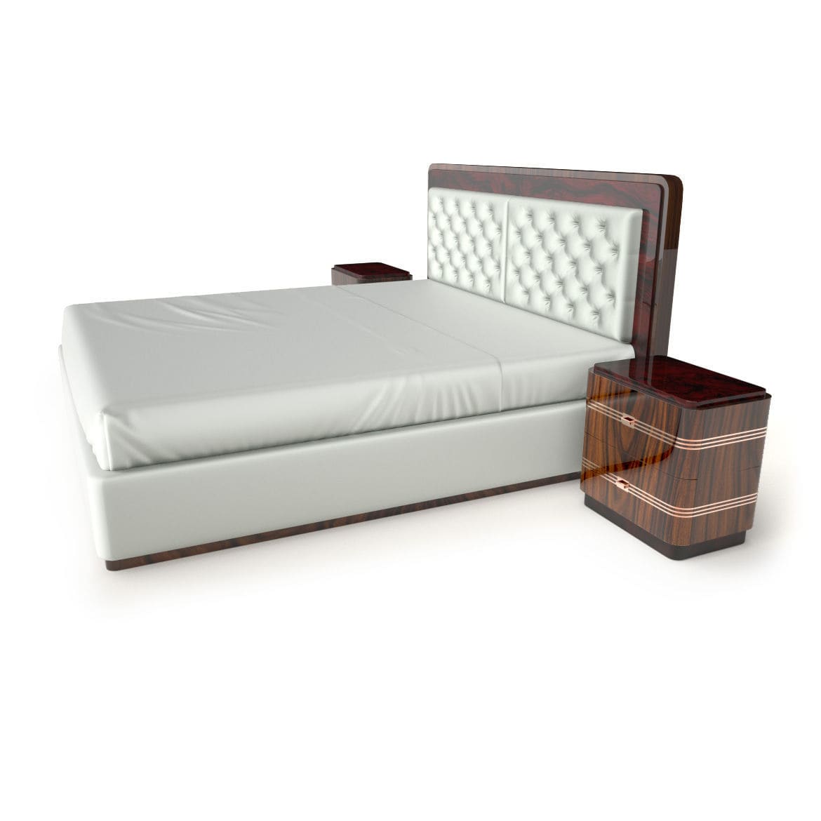 Double bed - FIFTH AVENUE - Thomas Mucha - Art Deco / upholstered ...