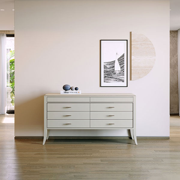 Chest of drawers with long legs - RELIEF - ITALIANELEMENTS ...