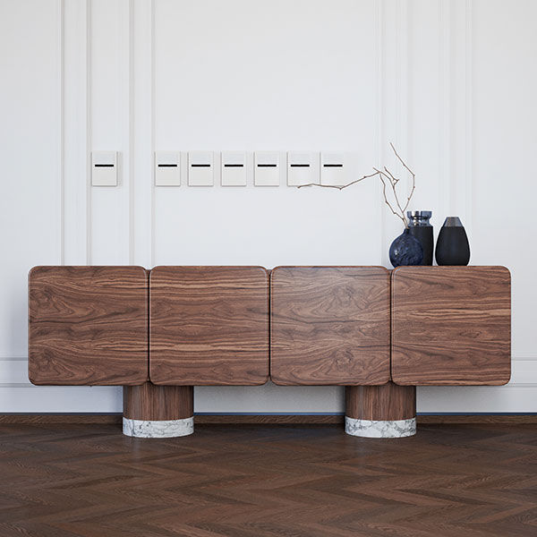 Sideboard with long legs - GRANDE! - ITALIANELEMENTS - contemporary ...