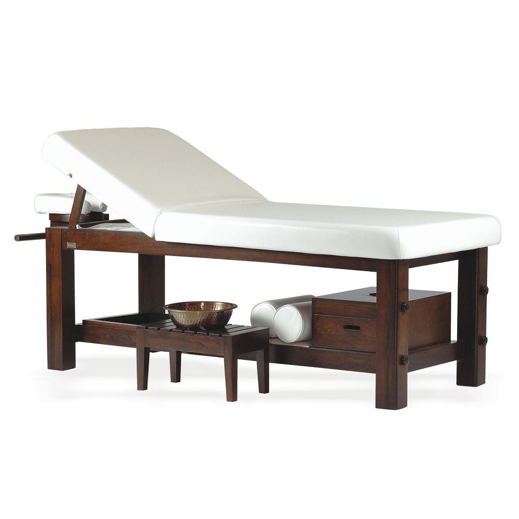 Spa massage table - Shirodhara - Esthetica Spa and Salon Resources ...