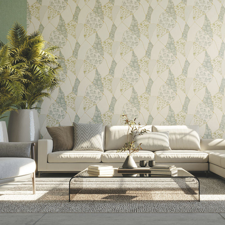 Contemporary wallpaper - KINTSUGI - SIRPI - vinyl / patterned / tile look