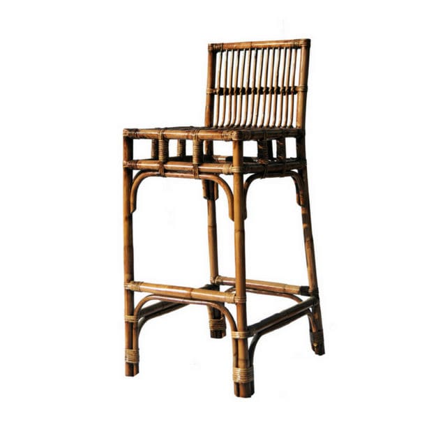 Contemporary bar chair - RATTAN BAR CHAIR - Defleure Home Collection ...