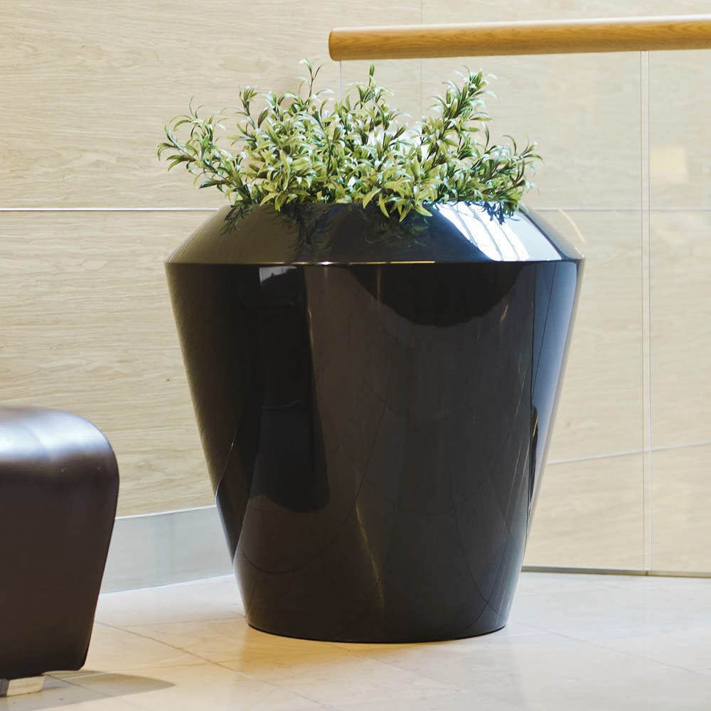 Polyester plant pot - AS-CAN - Astrini Design - round / home / commercial