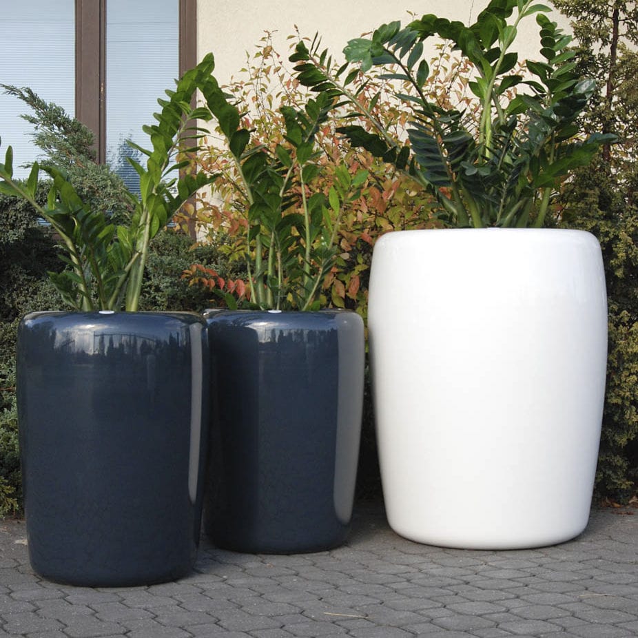 Composite plant pot - AS-TRAC - Astrini Design - round / home / for ...