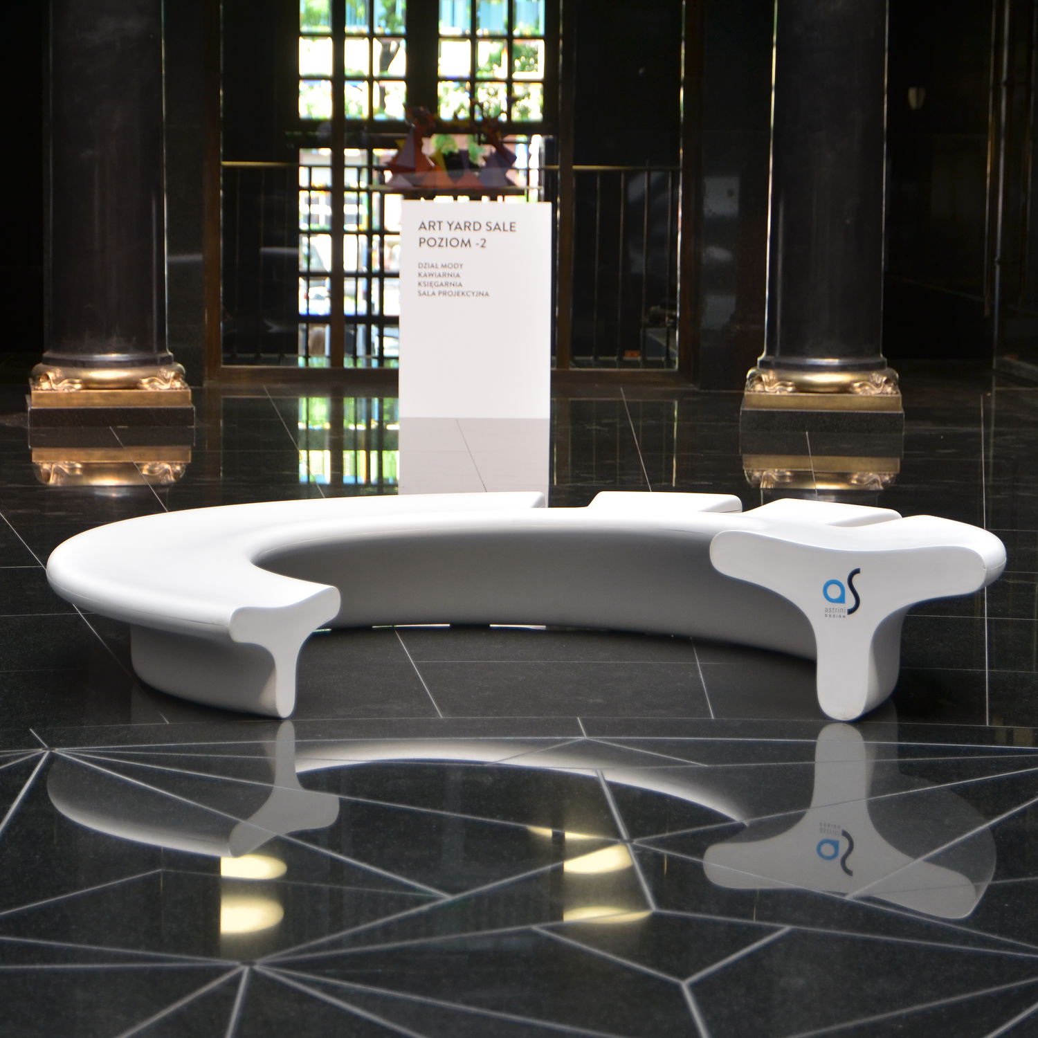 Original design public bench - CITY ALPHABET G - Astrini Design ...