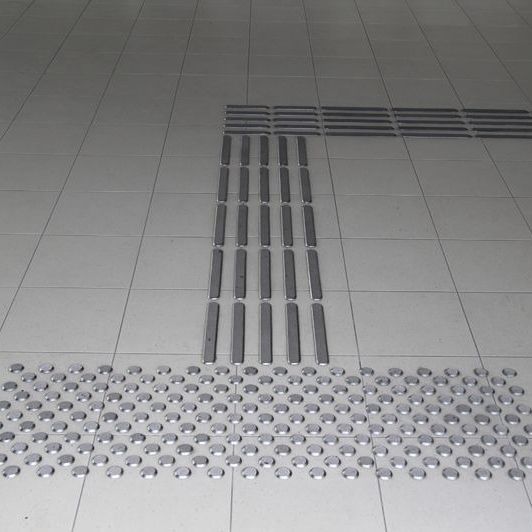 Stainless steel tactile guidance paving - KH - OLEJÁR spol. s r.o.