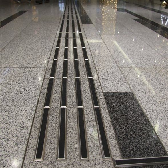 Stainless steel tactile guidance paving - H PP - OLEJÁR spol. s r.o.