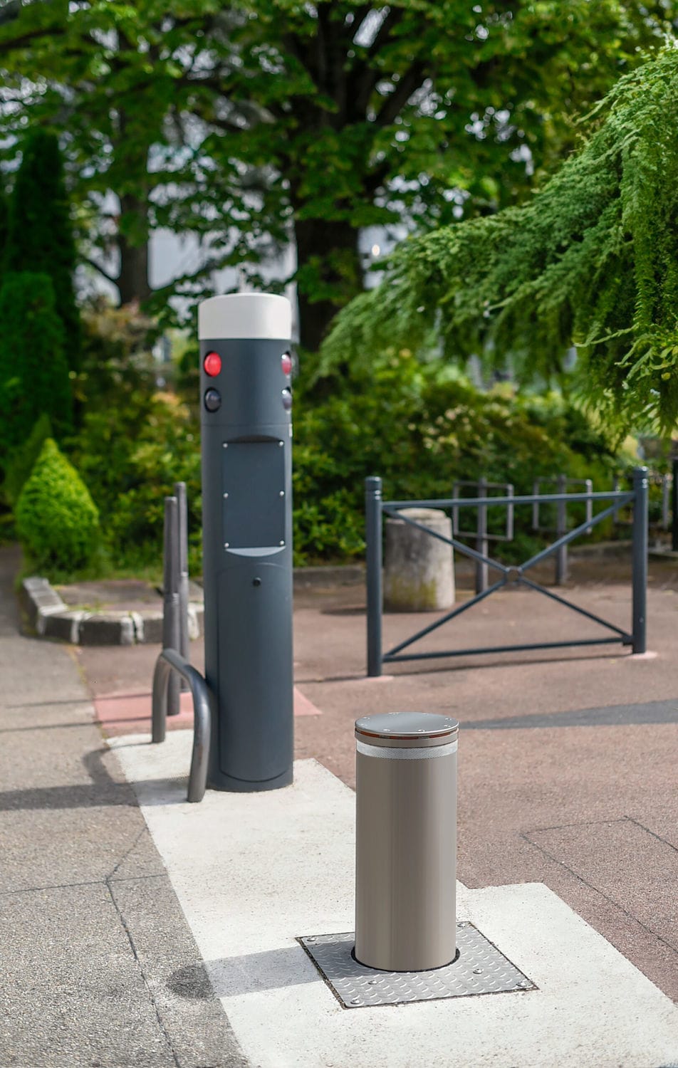 Control totem - TOTEM TDCA - LBA - outdoor / digital / electronic