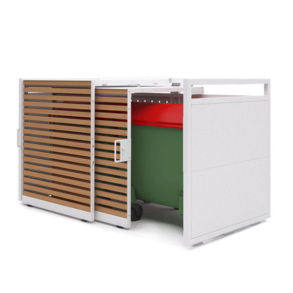 Aluminum trash bin enclosure - STYLEOUT® 770/1100 - Dukin d.o.o.