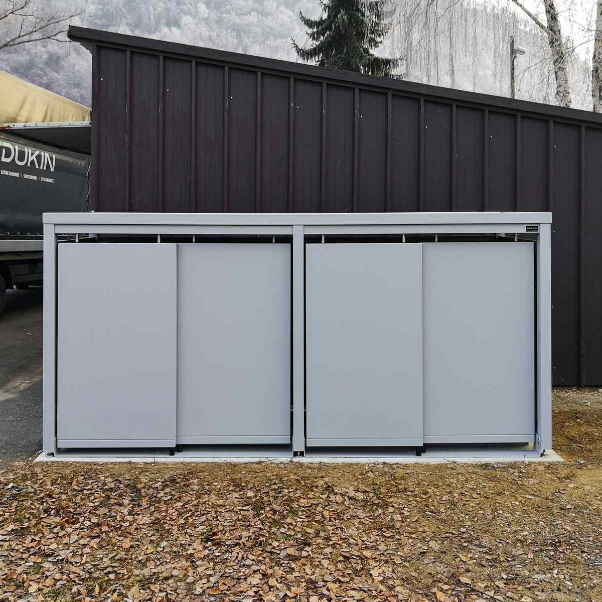 Recycling bin enclosure - StyleOUT® 4x240 BLANK - Dukin d.o.o.