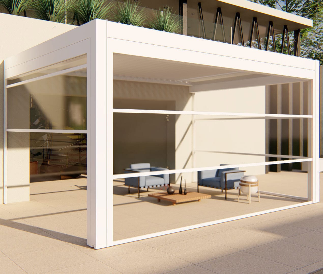 Conservatory PVC panel - WINTERLY - RGM srl - solar shading