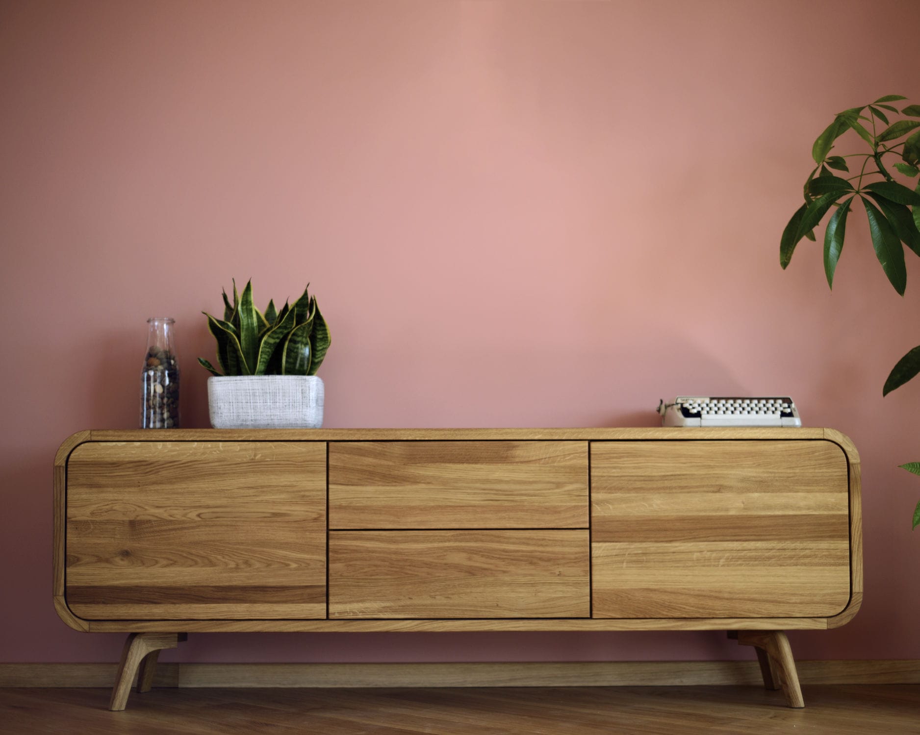 Contemporary sideboard - NEWTON - MB Oaksas - oak / custom
