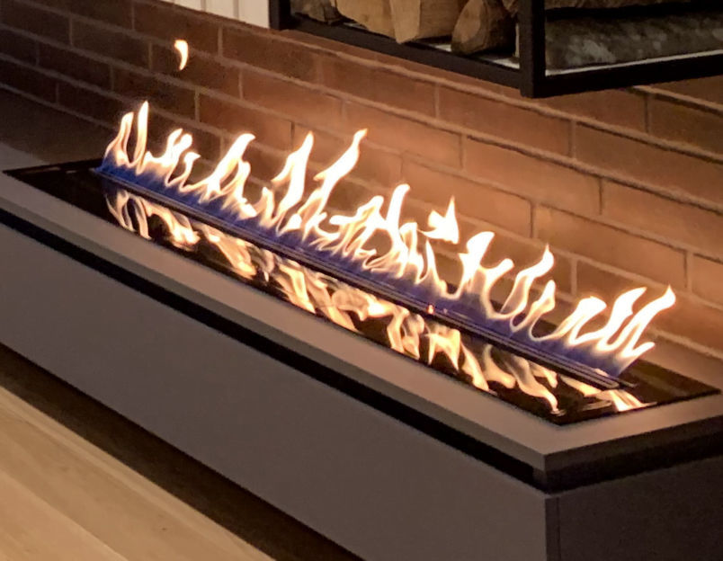 Steel bioethanol burner - Firetec - Neverdark - stainless steel ...