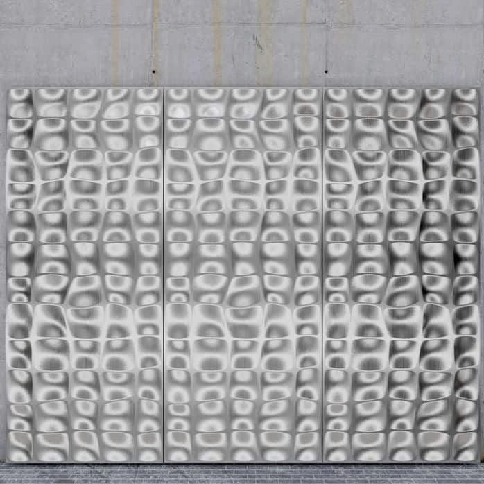 Patterned metal sheet - ROLLING SQUARES - Binder Parametric Metal GmbH ...