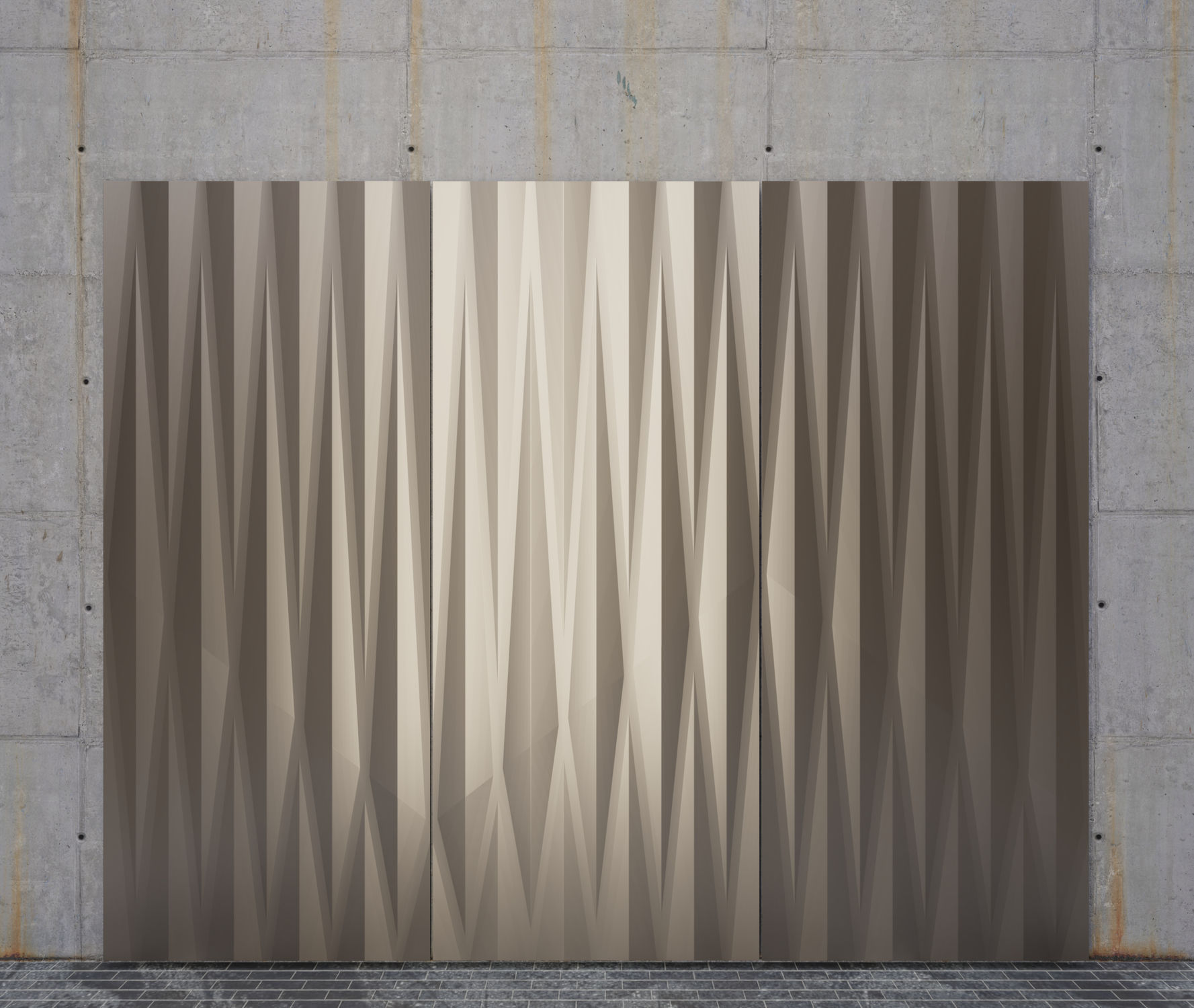 Perforated metal sheet - BT-3D 860 Zig Zag - Binder Parametric Metal ...