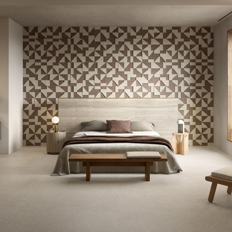 Porcelain stoneware tile - SABBIA - CEDIT - ceramic / matte / indoor